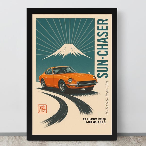 Vintage Datsun Poster - Etsy