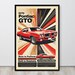 Vintage 1970 Pontiac GTO Poster Digital Download, Vintage Car Print ...