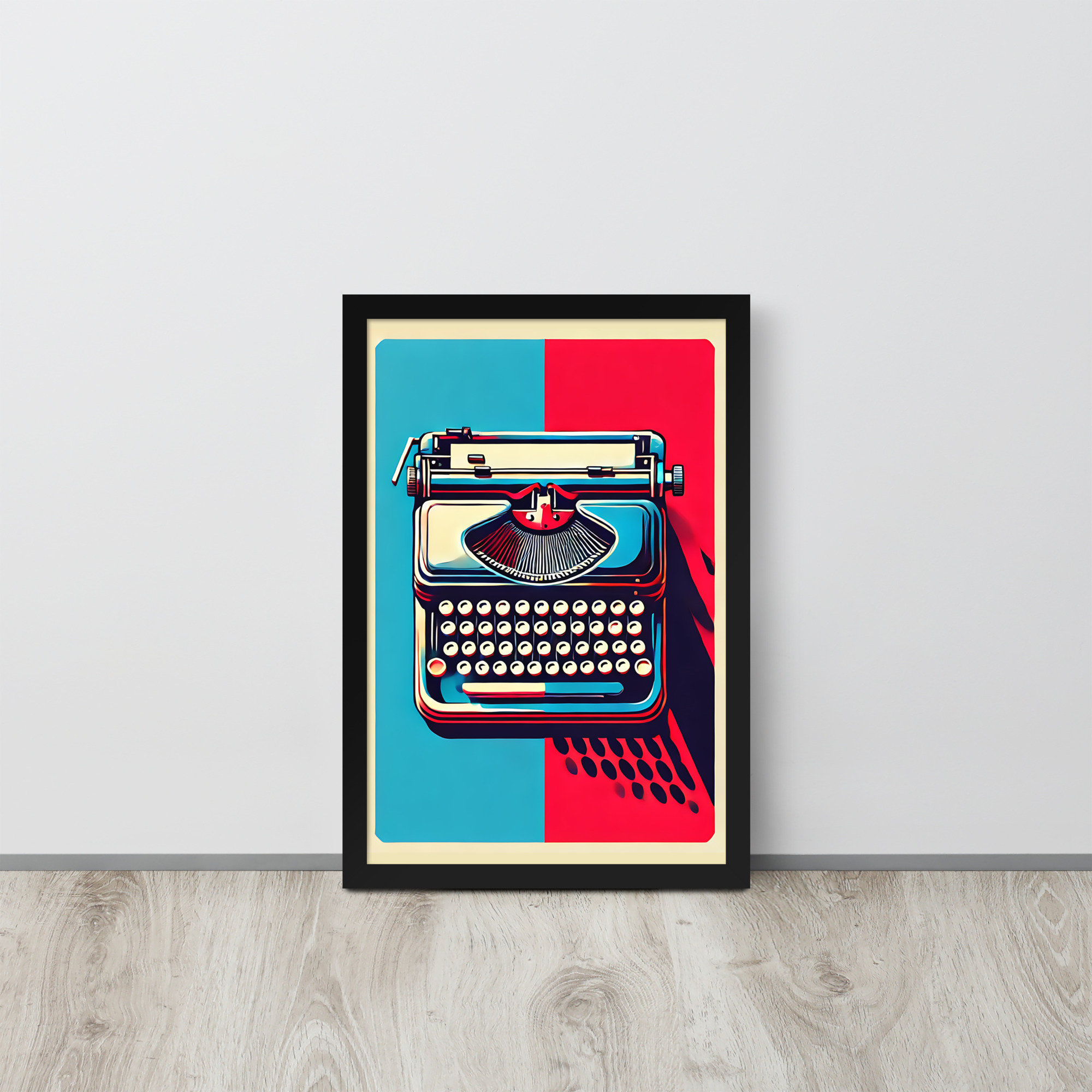 Vintage Typewriter Print, Retro Poster, Wall Art Decor, Printable Wall ...