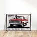 1973–1987 Chevrolet C10 Poster – Vintage Squarebody Truck Wall Art ...