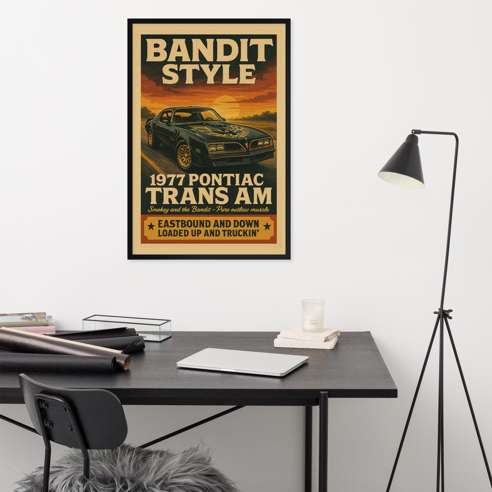 1977 Trans Am Poster – Smokey and the Bandit Muscle Car Wall Art – Gift ...