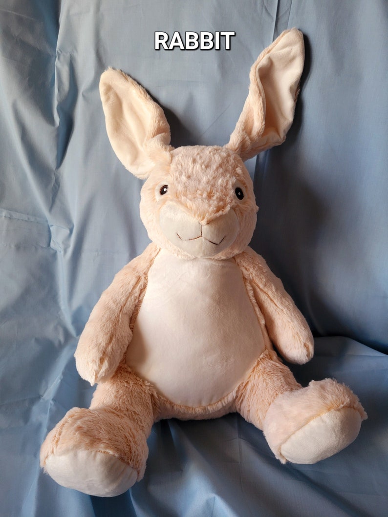 Embroider Buddy * Custom Message * Plush Keepsake - Etsy