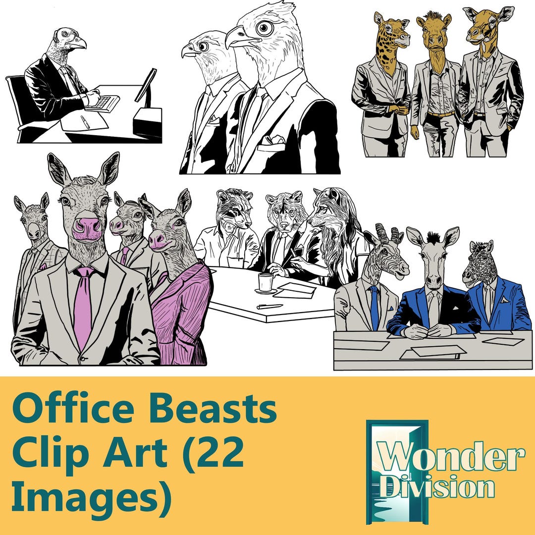 Office Beasts Clip Art 22 Images, Clipart, Office Clipart, Business ...