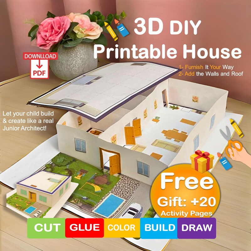 3d Building House Game - Etsy