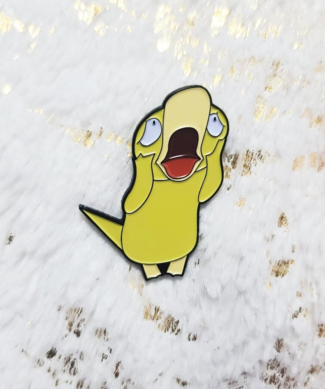 Screaming Psyduck Inspired Pin - Etsy