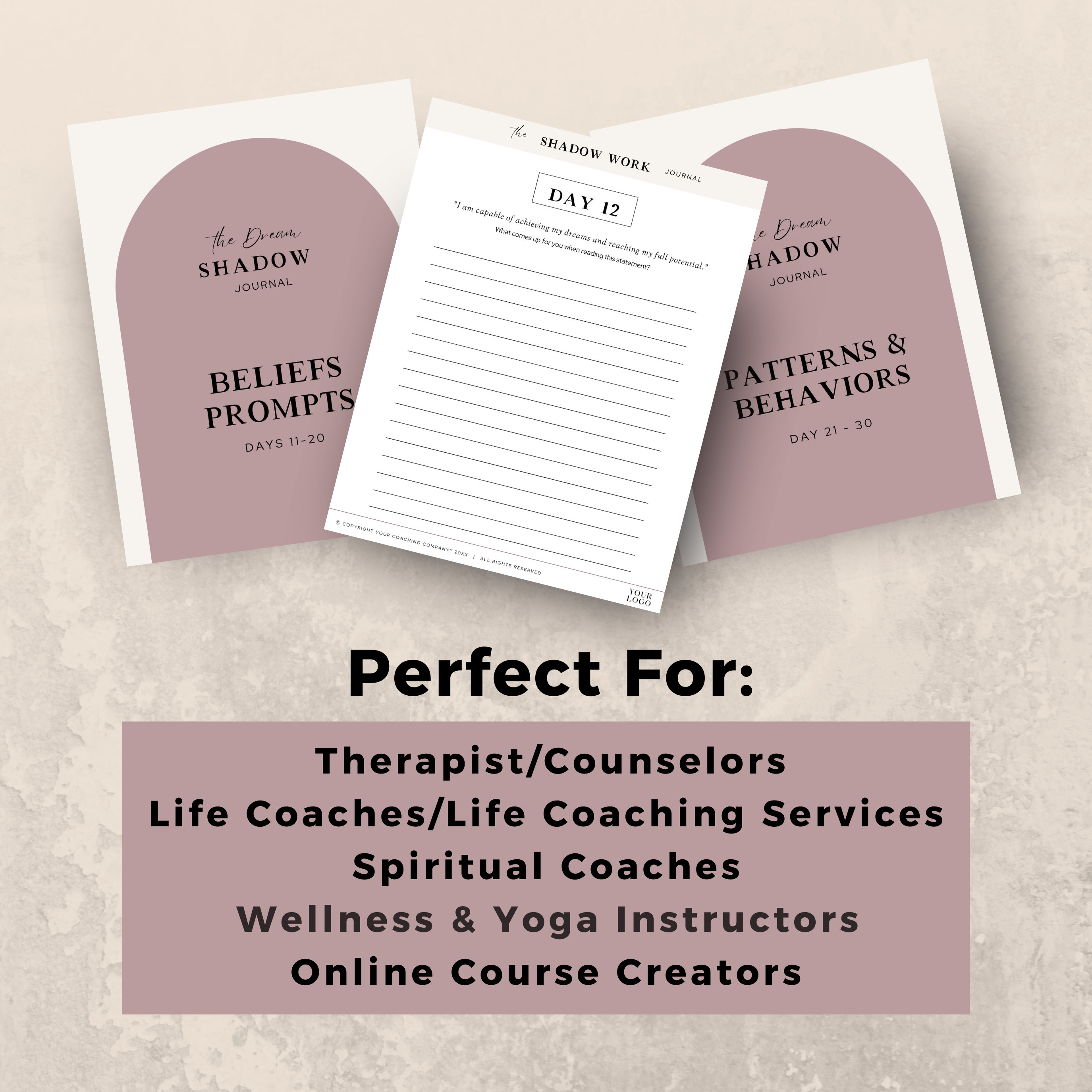 Shadow Work Journal | Shadow Work Therapy | Shadow Work Workbook ...