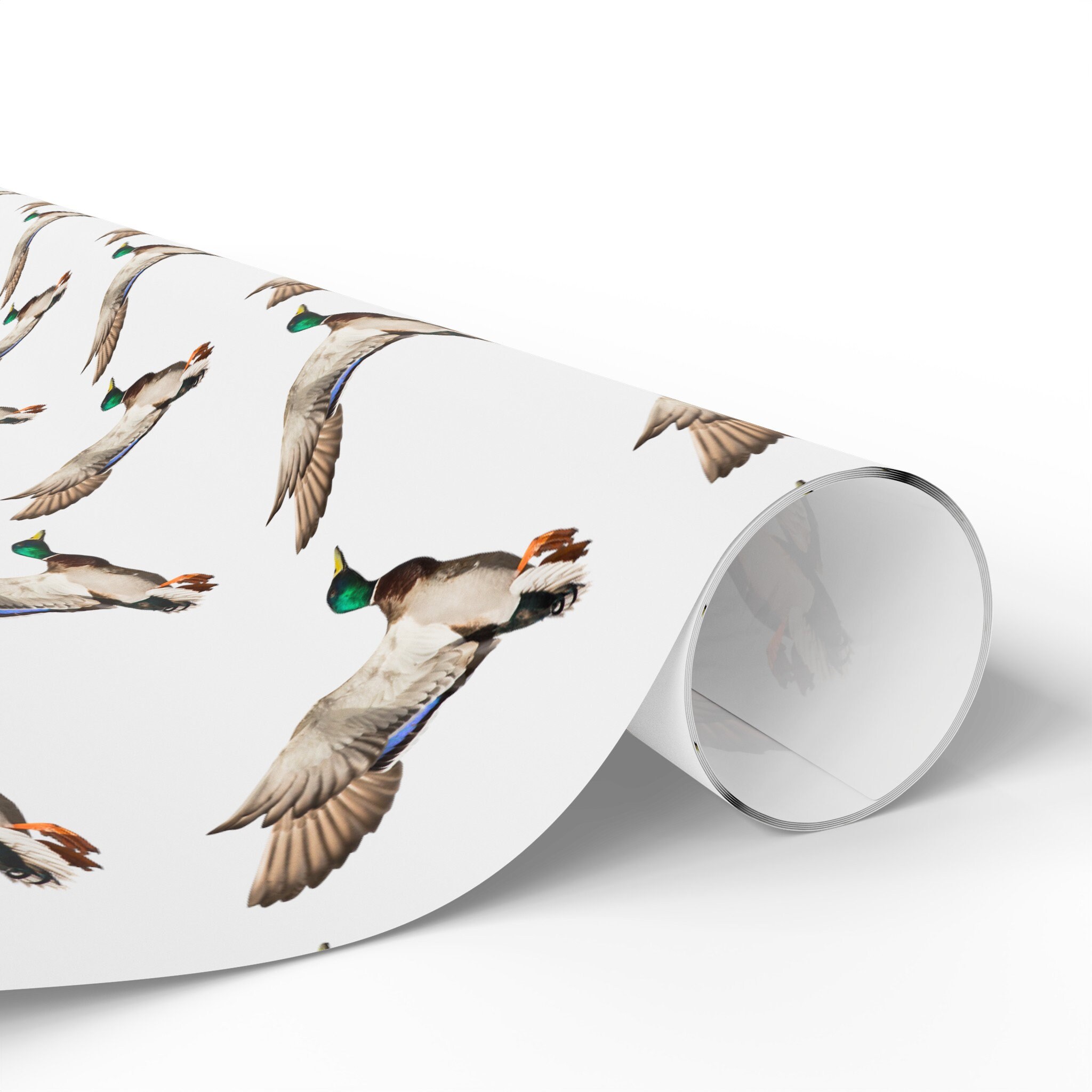 Mallard Duck Wrapping Paper, Gift Wrap, Father Gift Wrap, Hunter, Male ...
