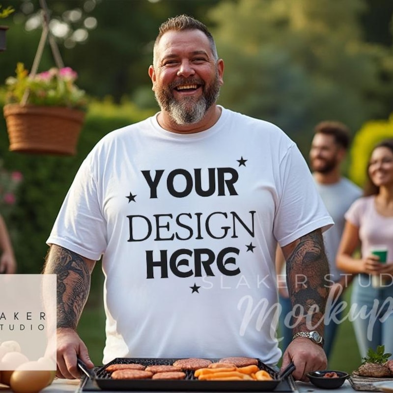 Mens White Garden Shirt - Etsy UK