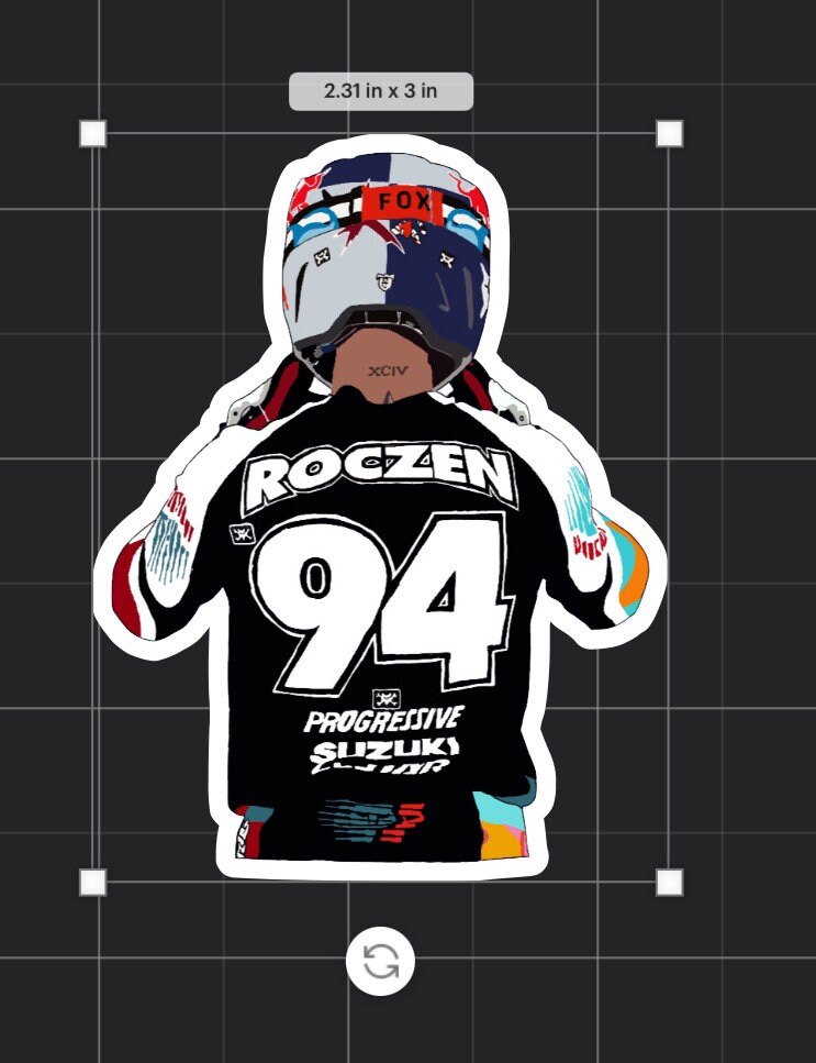 Ken Roczen 94 - Motocross/supercross Sticker - Etsy