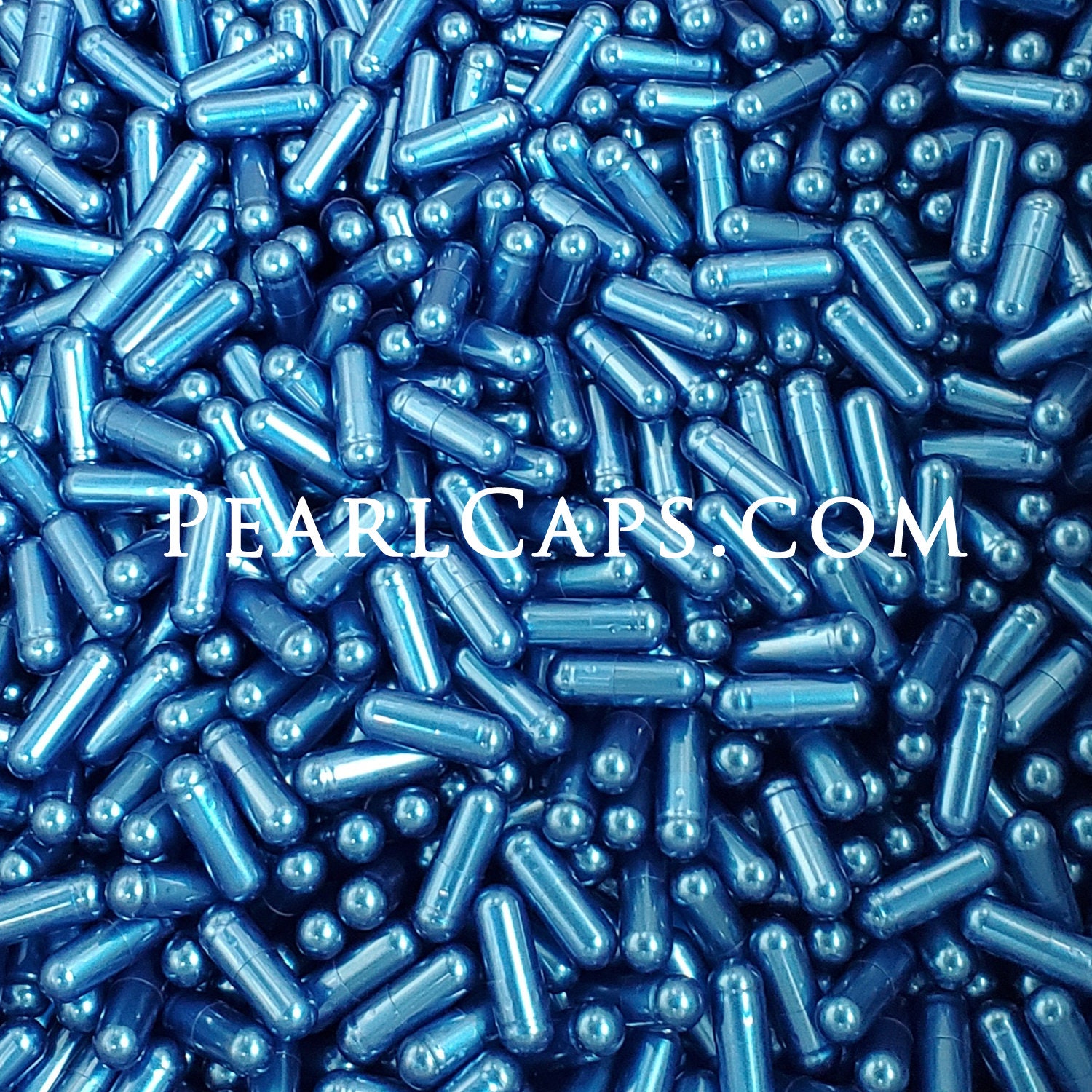 Empty Gelatin Capsules Pearl Capsules Bright Blue 80000 - Etsy