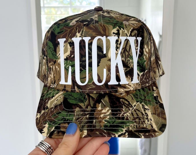 LUCKY St. Patty's Day Embroidered Trucker Hat - Etsy