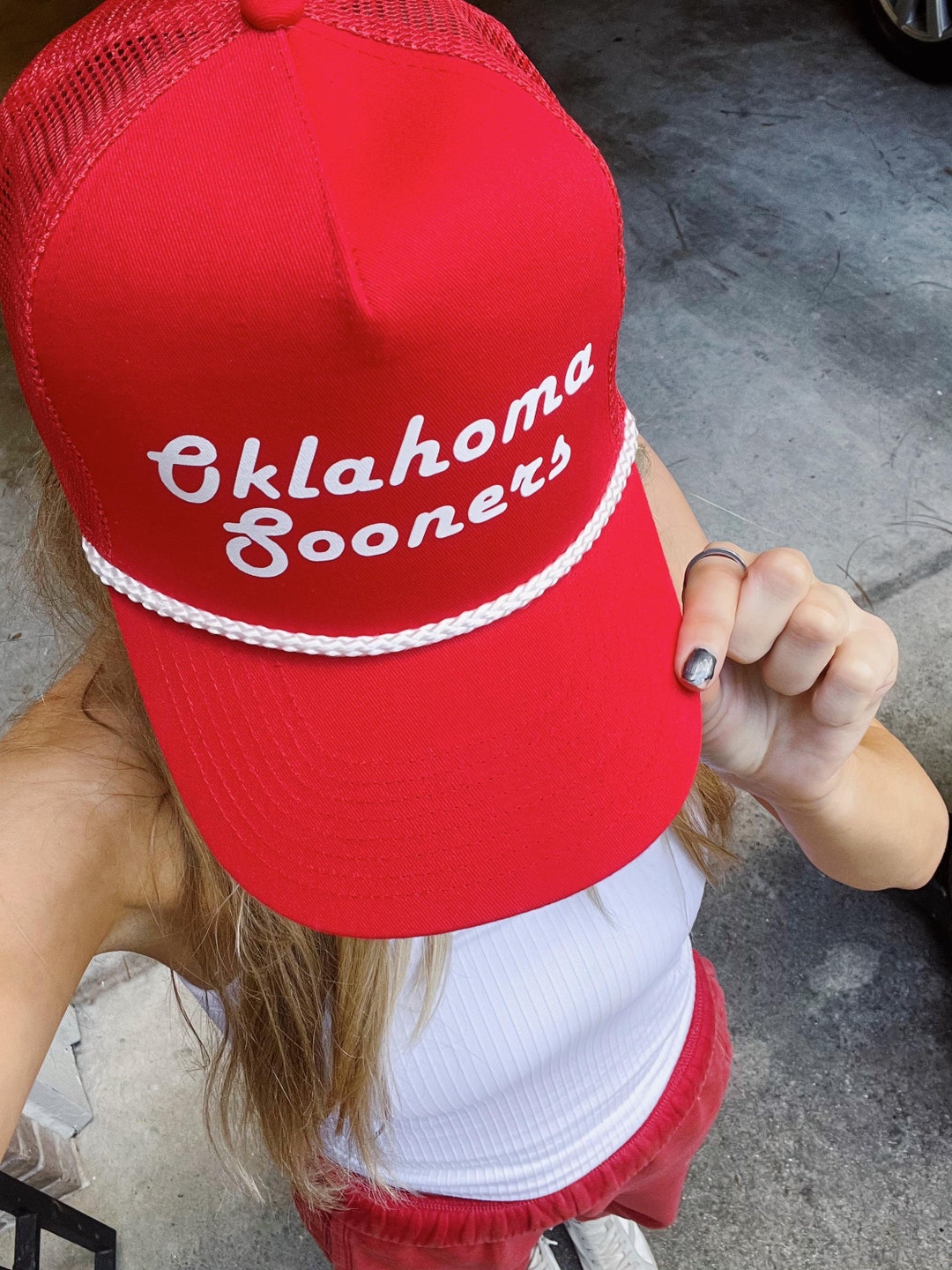 Oklahoma Sooners Retro Trucker Hat - Boomer Sooner - Norman - Etsy