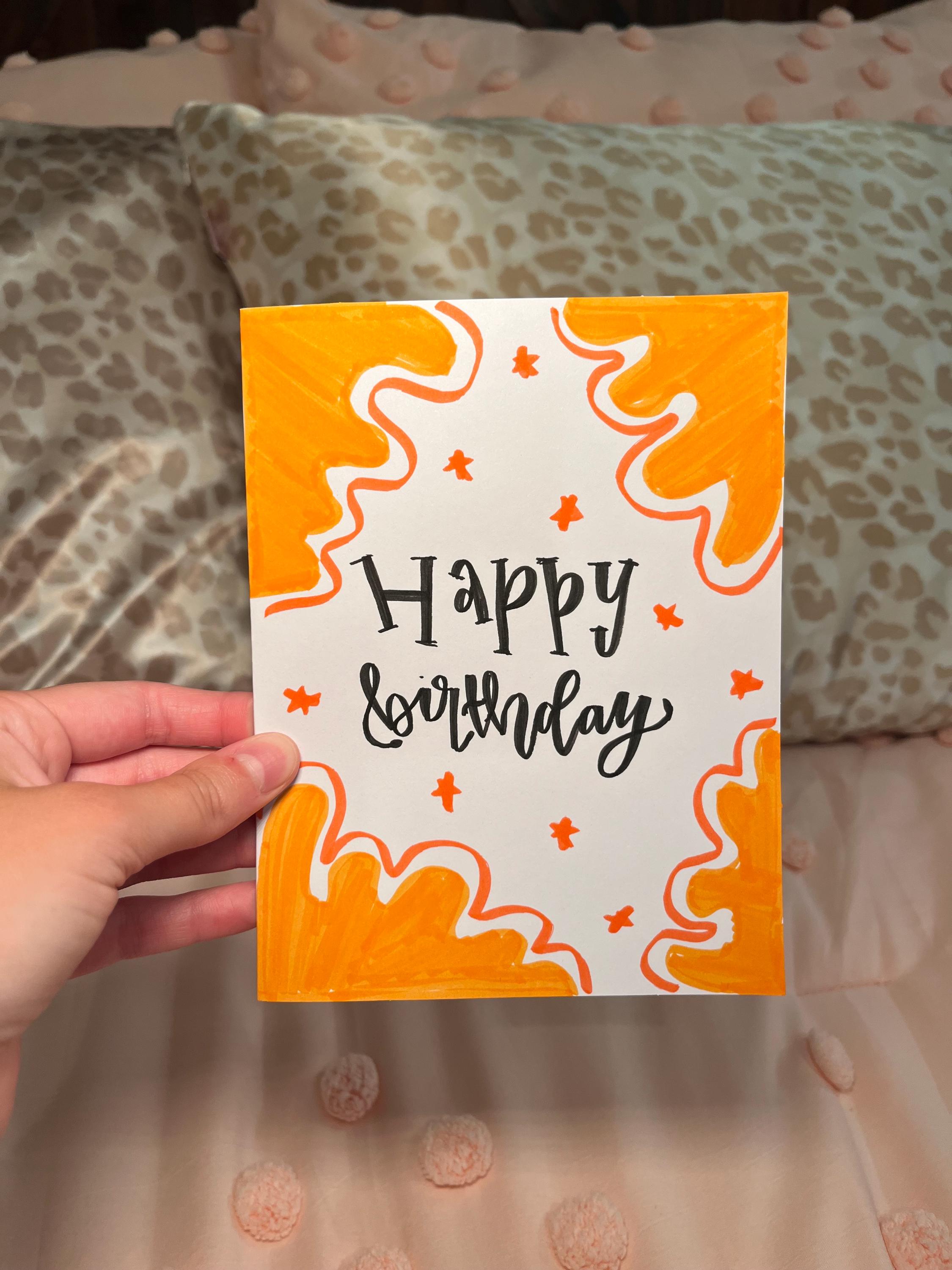 Set of 3 Birthday Cards Two Tone Theme Birthday Card Pack Handmade ...