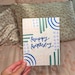 Set of 3 Birthday Cards - Abstract Theme - Birthday Card Pack ...