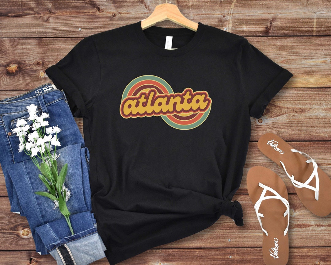 Retro Atlanta Georgia T-shirt, ATL Shirt, Atlanta Lovers Tee, Vintage ...