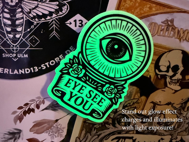 Eye See You - All Seeing Eye Crystal Ball Glow-in-the-dark Vinyl ...