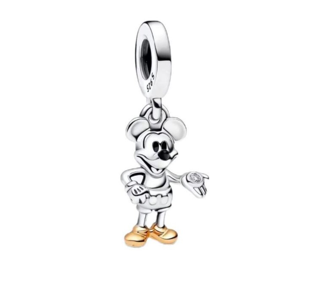 Disney 100th Anniversary Mickey Mouse Pandora Charm - Etsy
