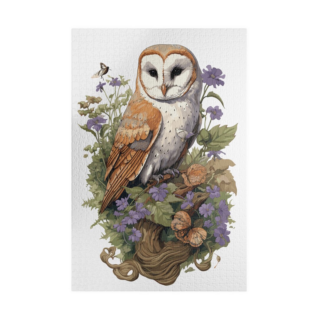 Celtic Barn Owl Puzzle 1014-piece Celtic Knotwork Barn Owl, Ancient ...