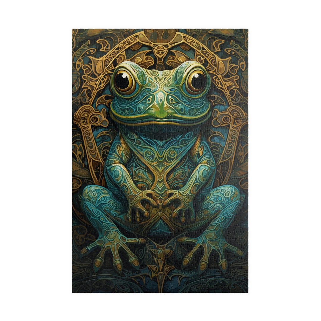 Celtic Frog Puzzle 1014-piece - Etsy