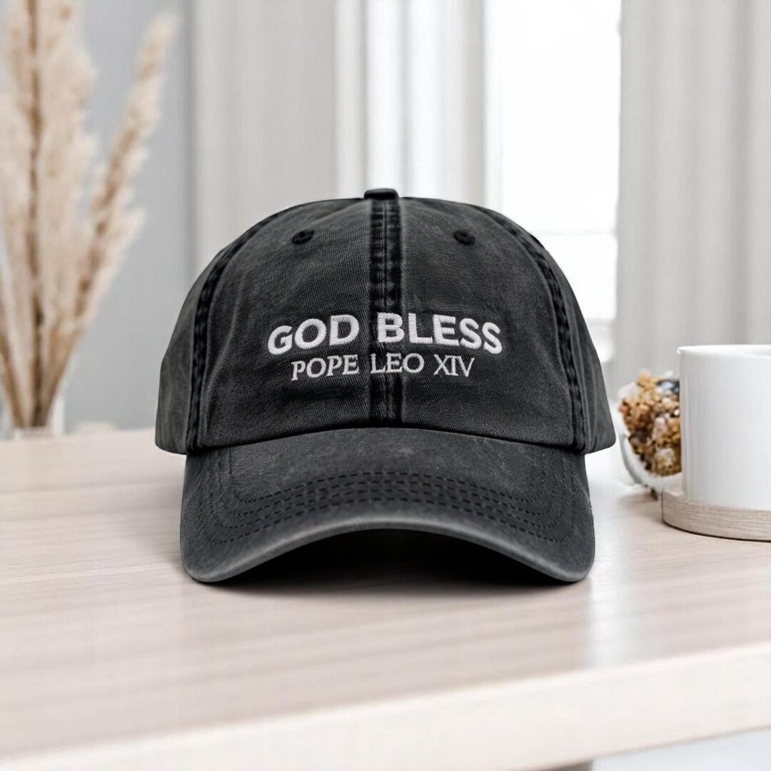 Embroidered God Bless Pope Leo Xivnew Pope Hat, Religious Top Pope Hat ...