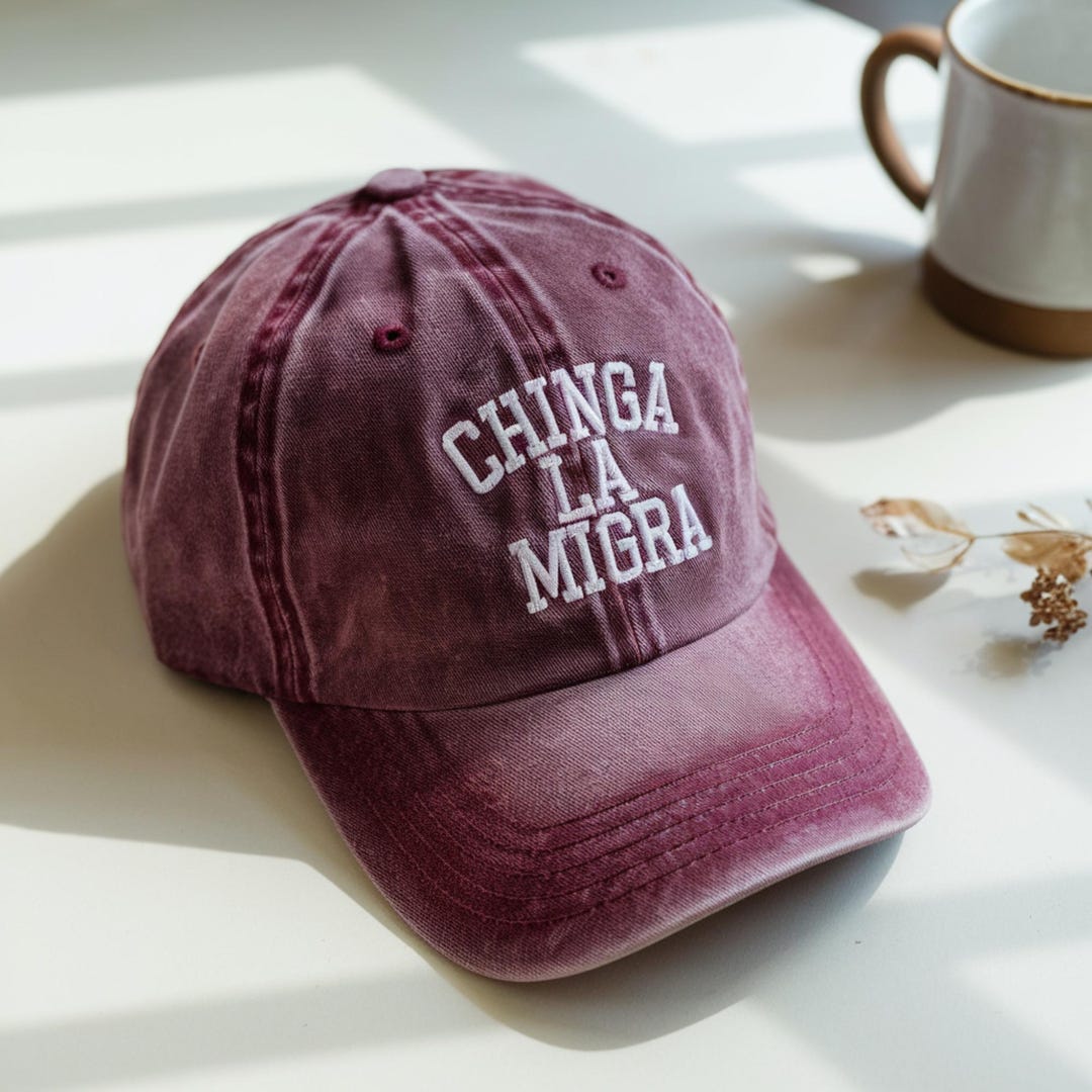 Embroidered Chinga La Migra Hat, Abolish Ice Political Cap - Etsy
