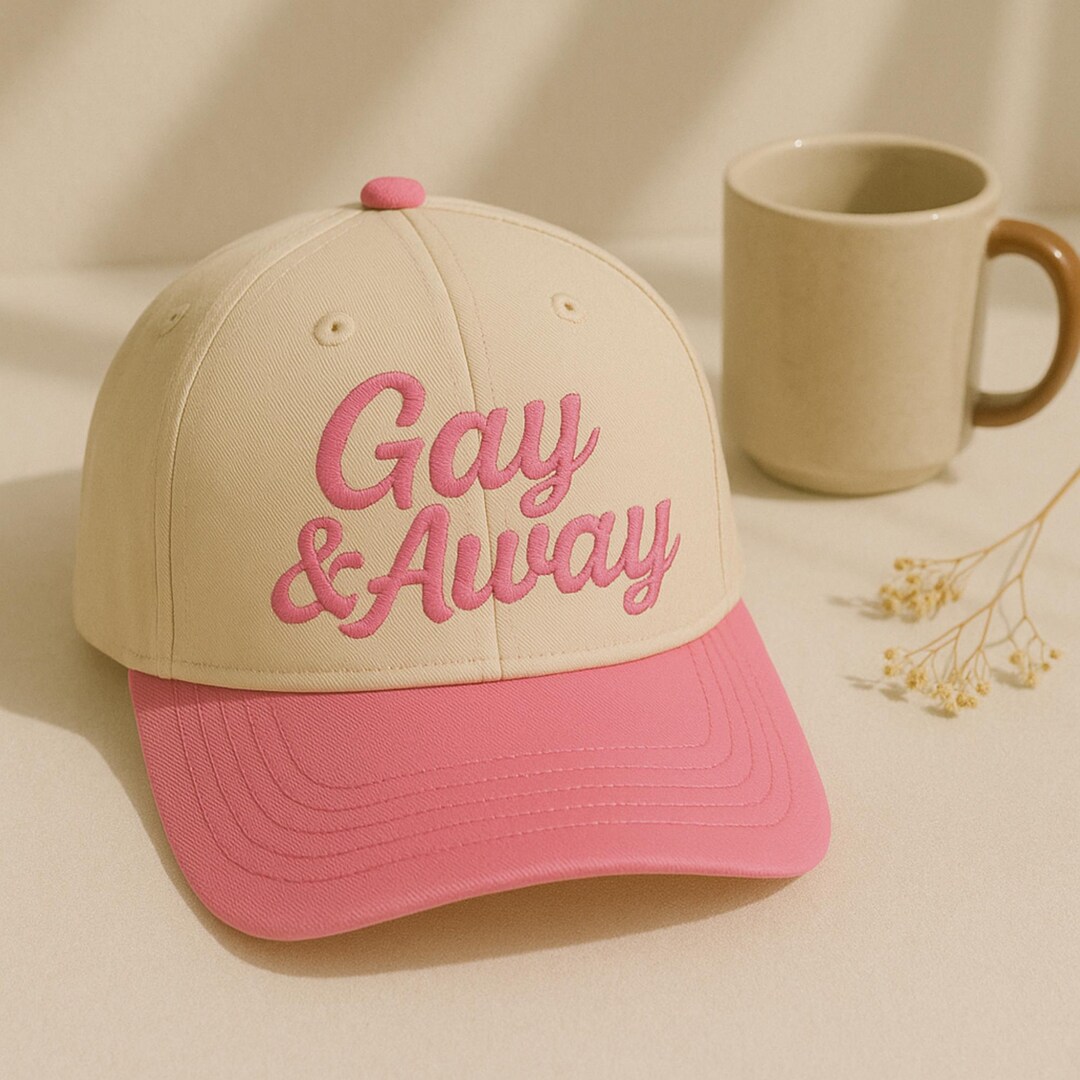 Embroidered Gay and Away Trucker Cap, Under the Tuscan Sun Reference ...