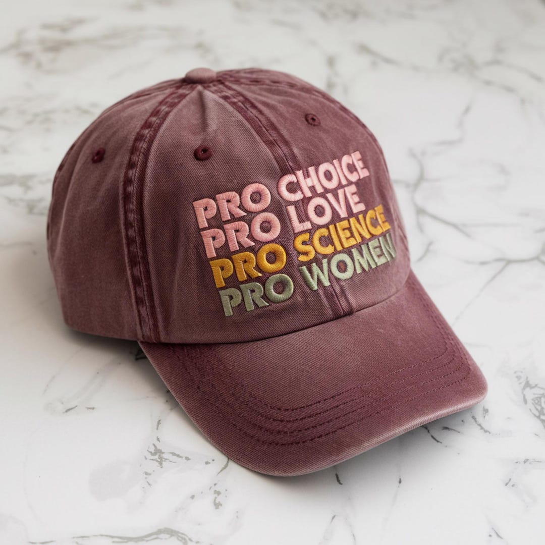 Embroidered Pro Choice Women Rights Hat, Feminist Hat, Women's Rights ...