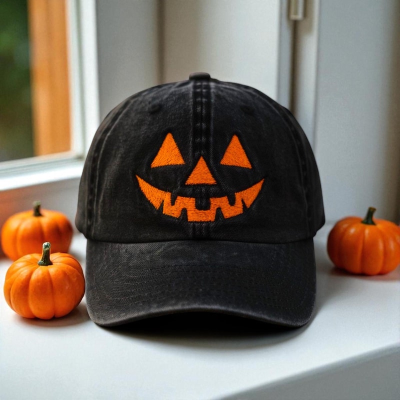 Embroidered Pumpkin Hats - Etsy
