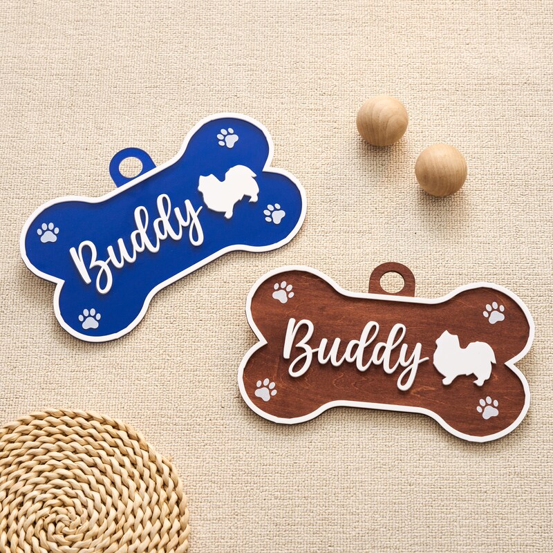 Dog Name Plate - Etsy