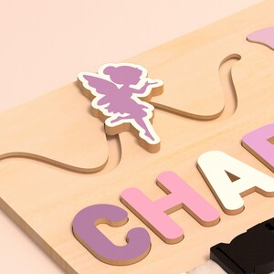 Custom Name Puzzle Busy Board, Kids Wooden Name Puzzle, Personalized ...