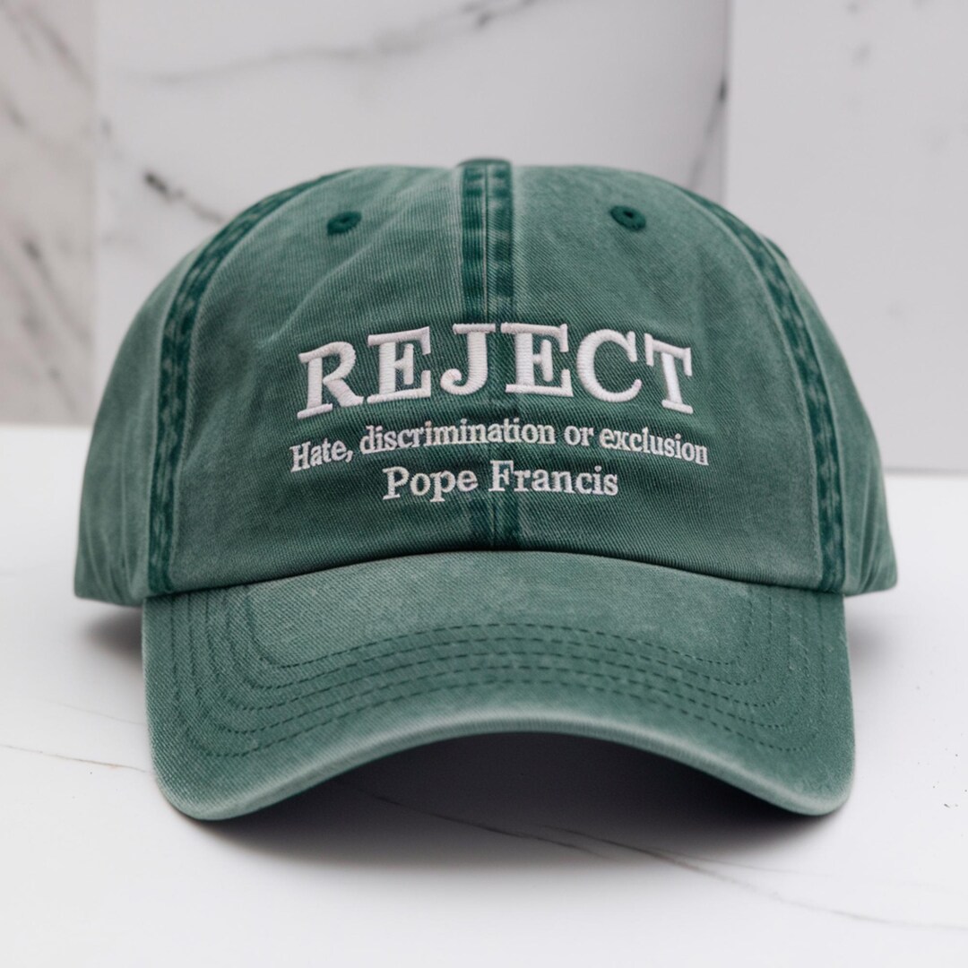 Embroidered Pope Francis Hat, Caps, Religious Gift, Social Justice ...
