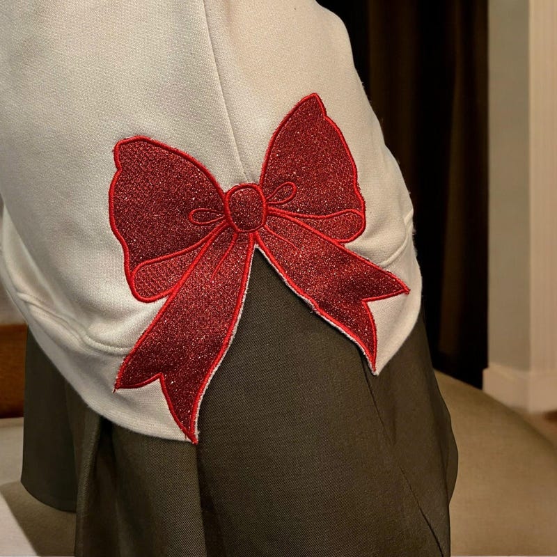 Side Bow Sweatshirt - Etsy