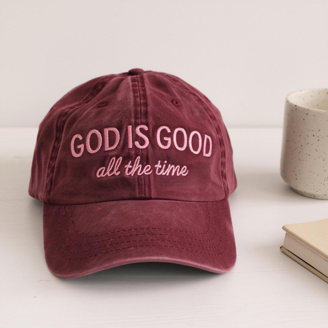 God is Good Embroidered Washed Baseball Cap, Christian Trucker Hat - Etsy