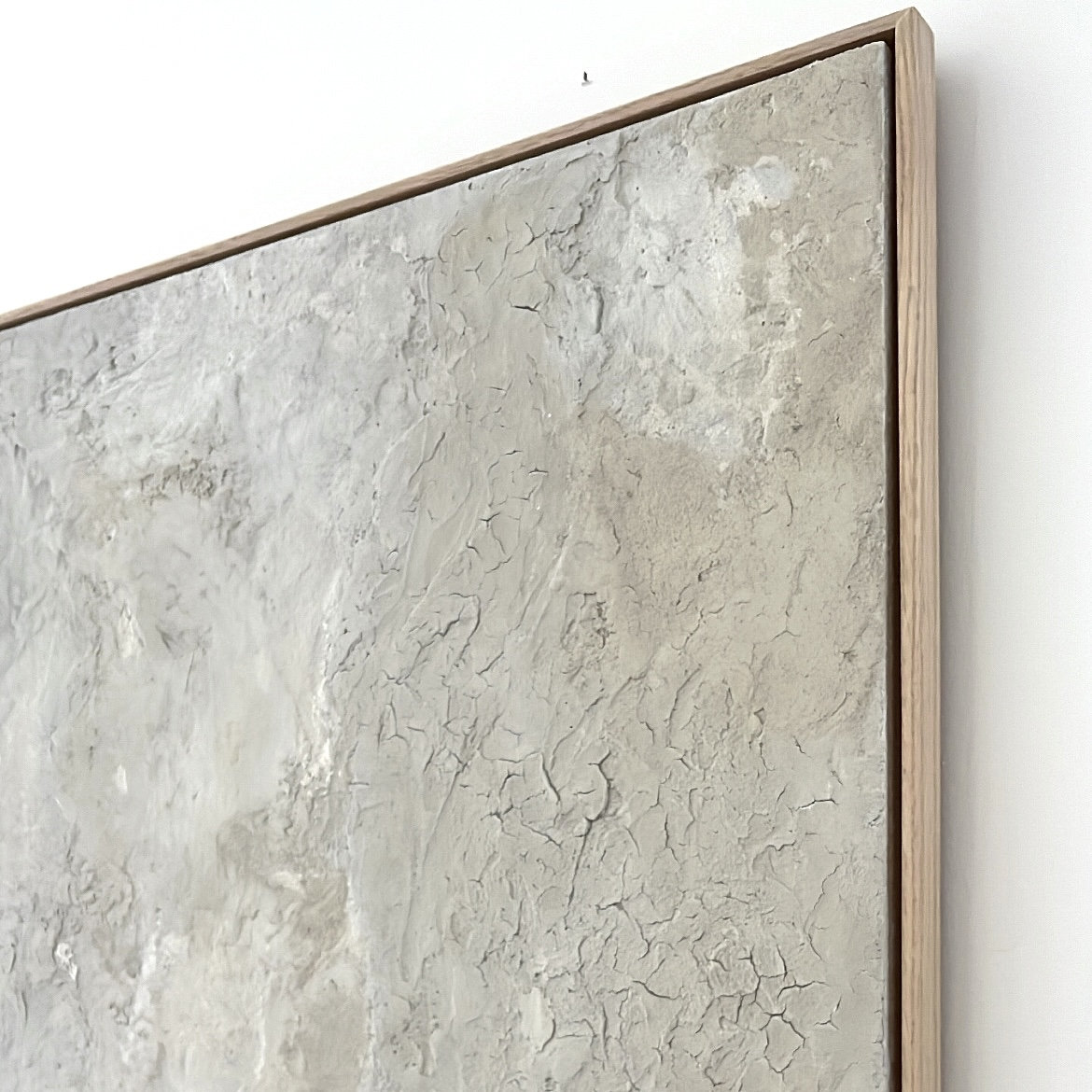 24 X 24 Original Textured Clay Plaster Wall Art Hand Cut Frame ...