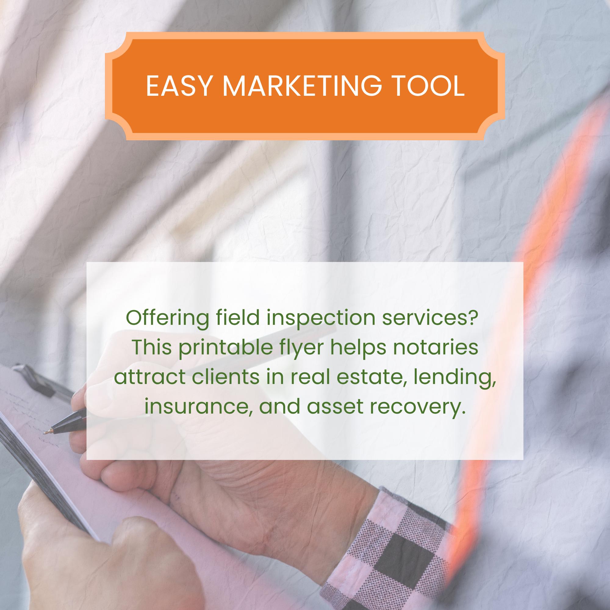Field Inspection Flyer Template, Canva Editable, Digital Download ...