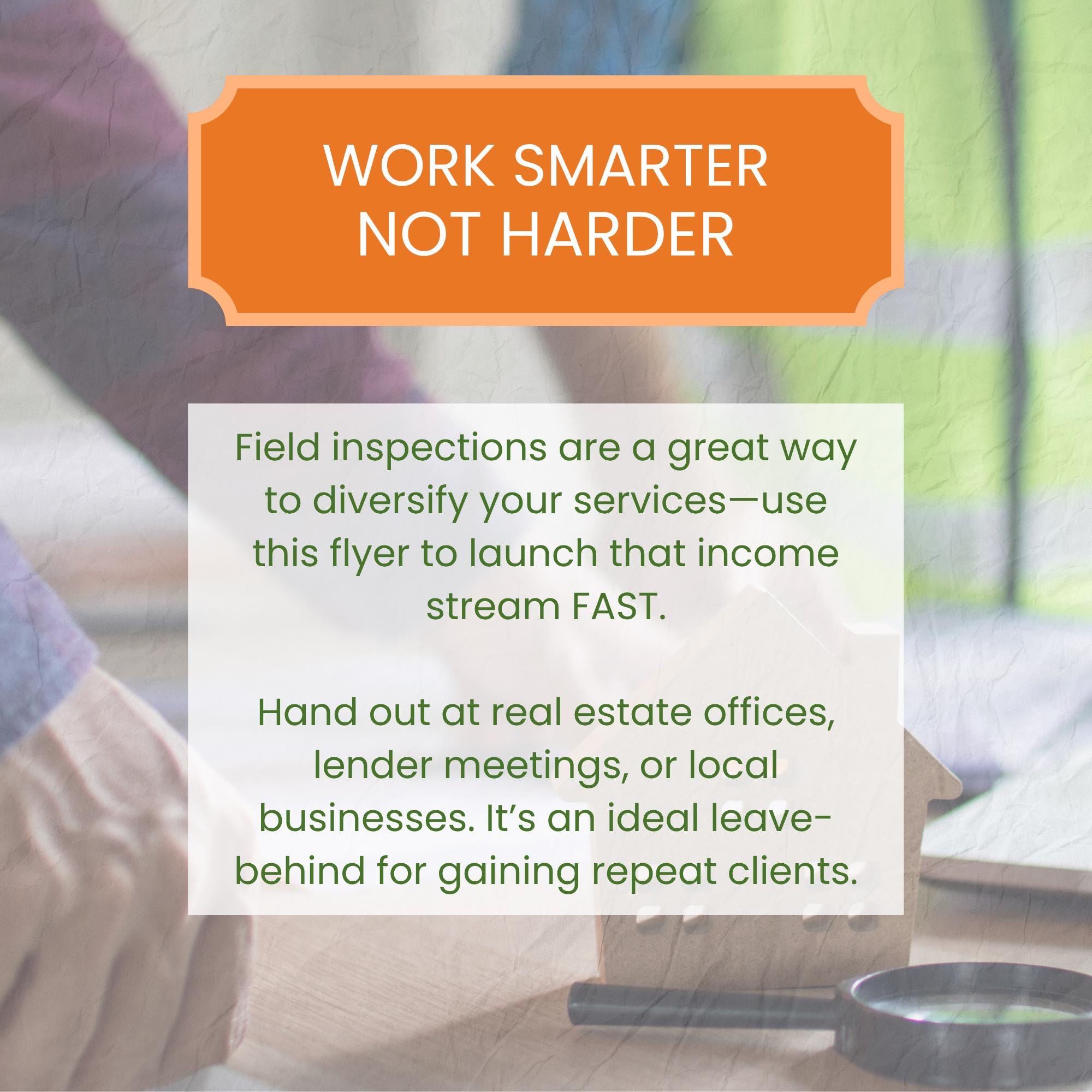 Field Inspection Flyer Template, Canva Editable, Digital Download ...