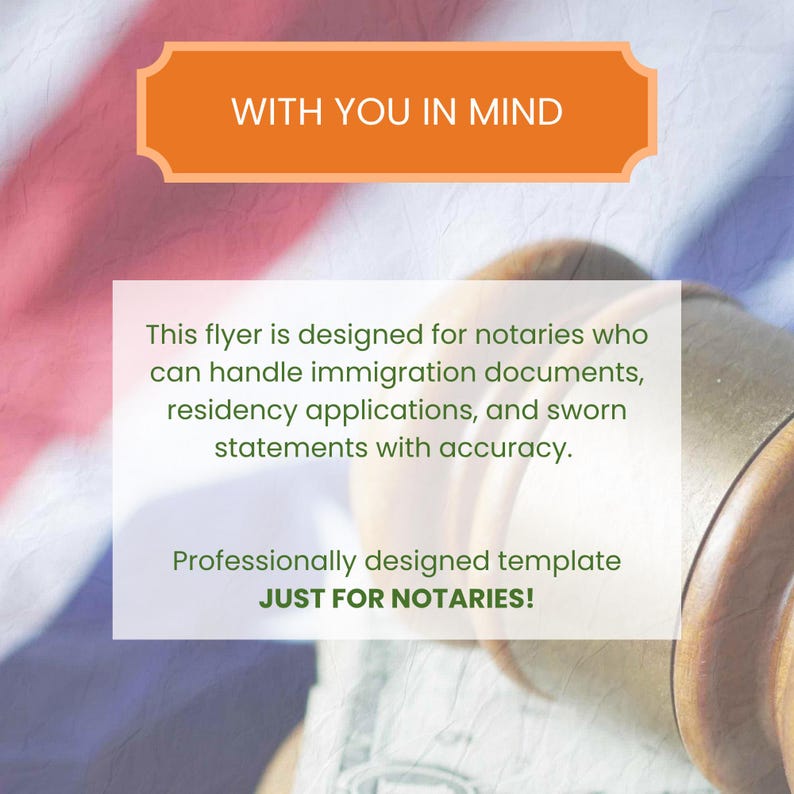 Notary Flyer Template for Government Agencies, Brandable Canva Template ...