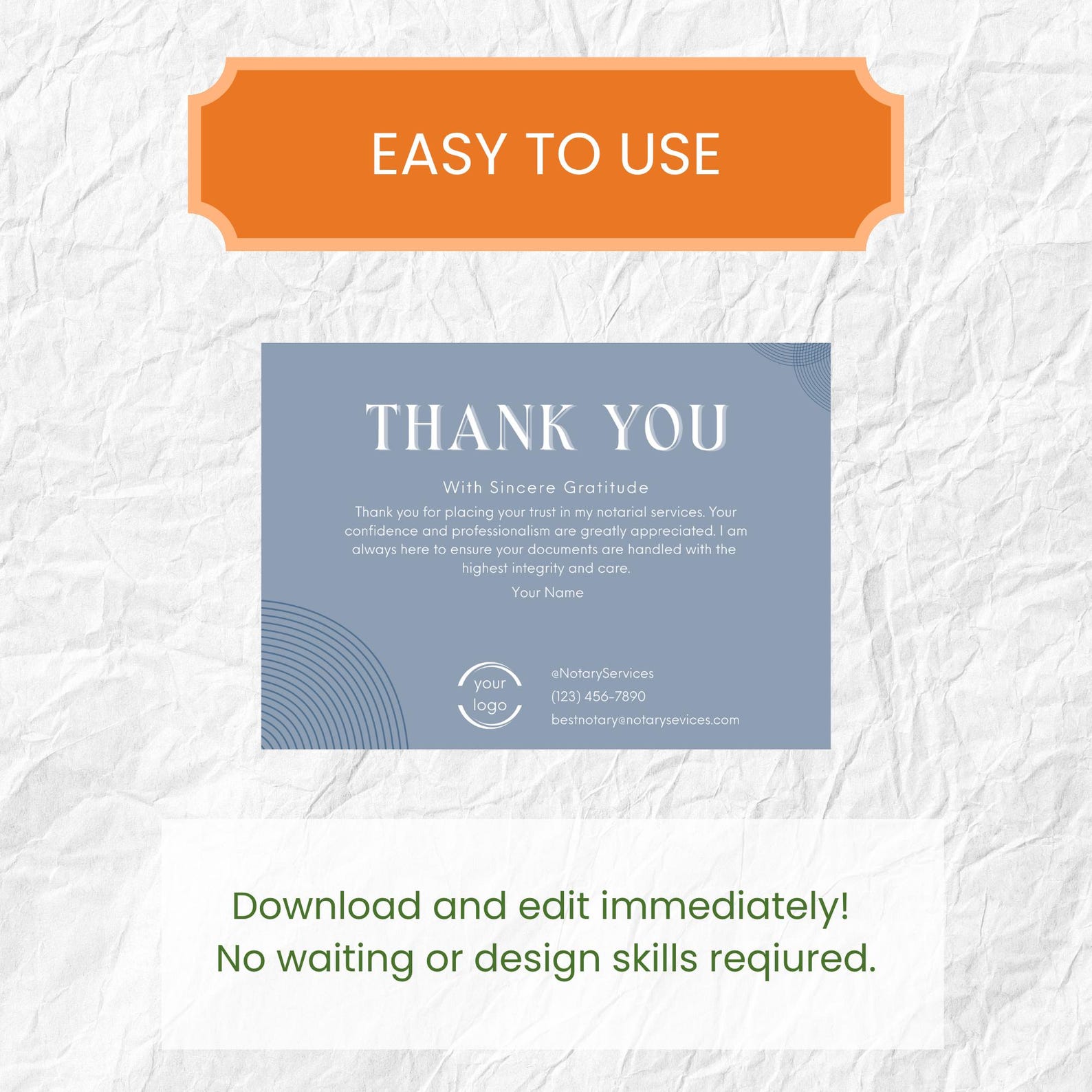 5 Thank You Note Templates for Clients – Editable in Free Canva ...