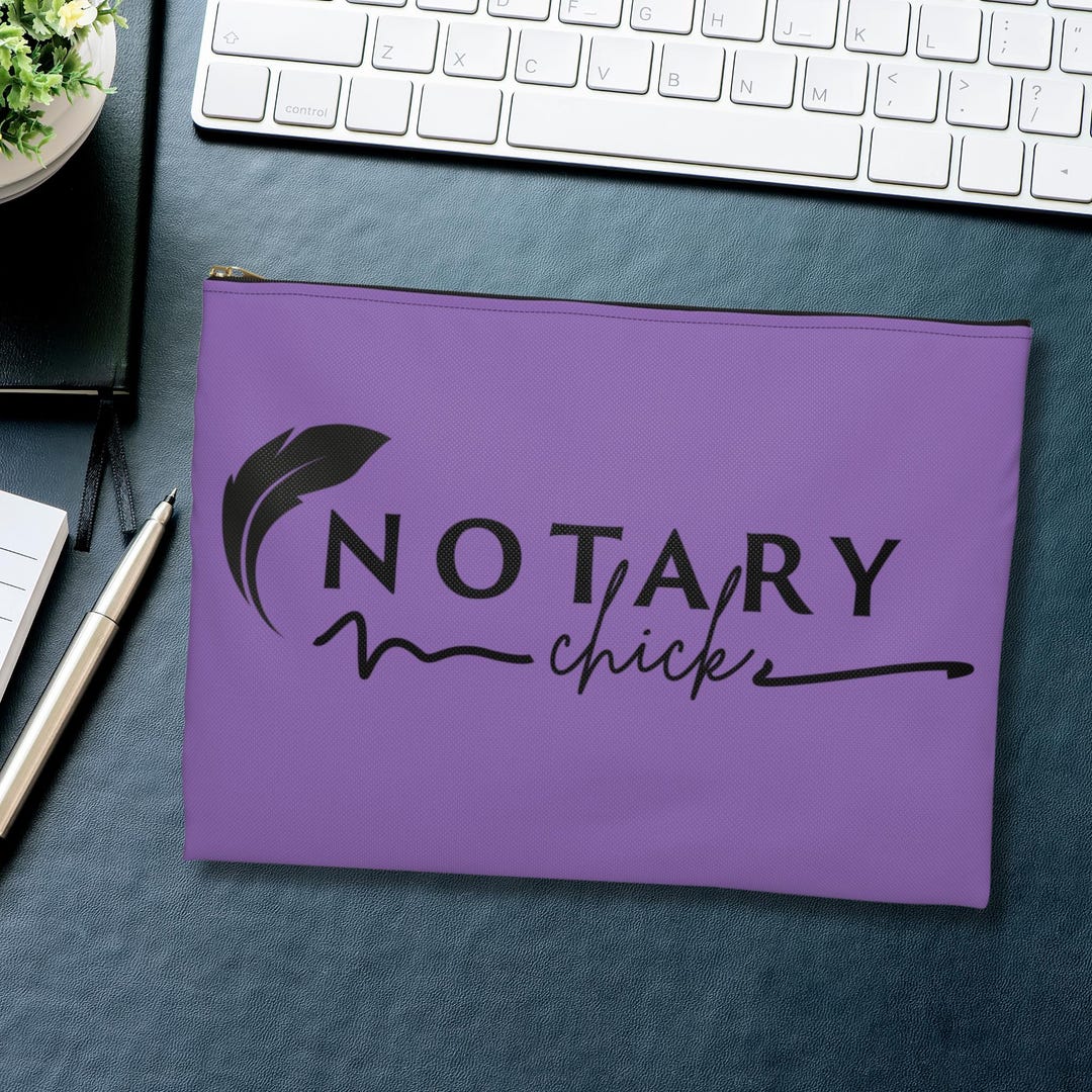 Personalized Notary Pen Pouch, Custom Mobile Notary Accessory Pouch ...