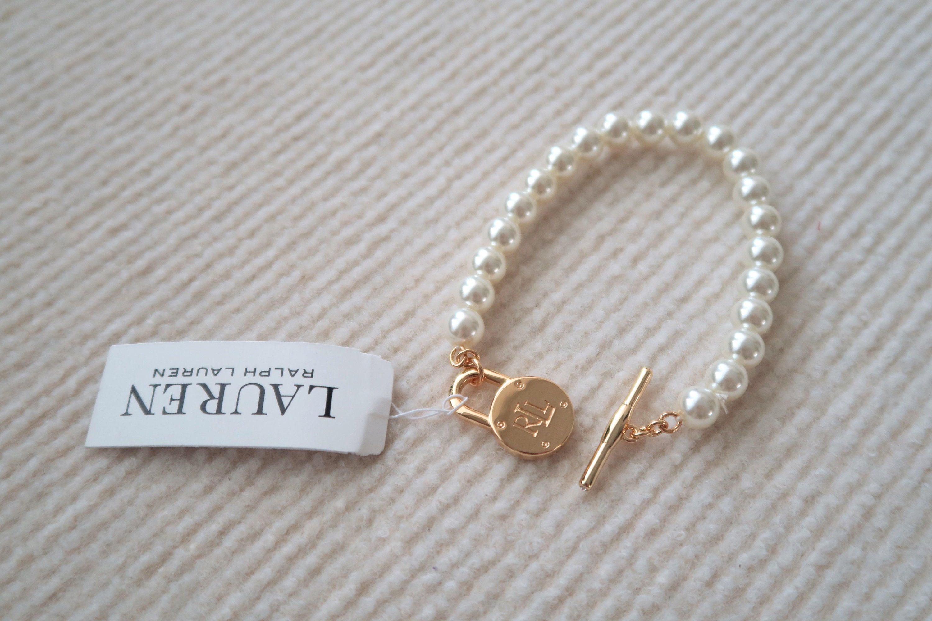 Ralph lauren pearl bracelet store