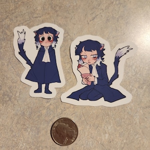 Bungou Stray Catboy Vinyl Stickers - Etsy