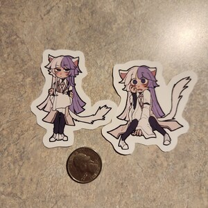 Bungou Stray Catboy Vinyl Stickers - Etsy