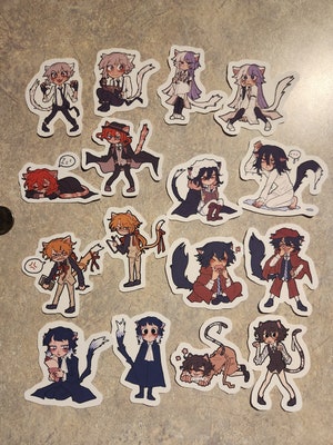 Bungo Stray Dogs Bsd Matching Pin Set, Dazai and Chuuya - Etsy Canada