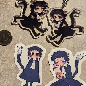 Bungou Stray Catboy 2.5" Double-sided Charms - Etsy Canada