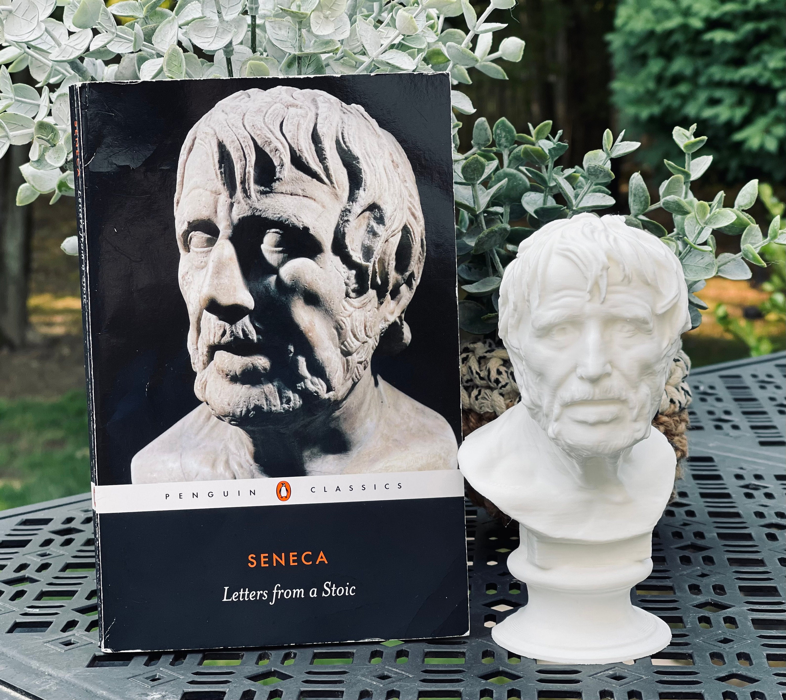 Stoic Philosopher Seneca the Younger Bust / Statue | Stoic Gift - Etsy