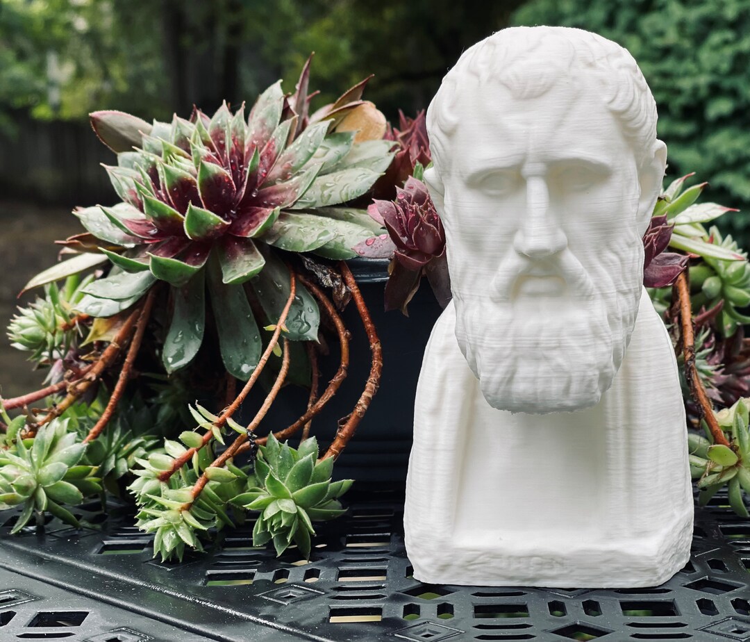 Stoic Philosopher Zeno of Citium / Statue | Stoic Gift - Etsy