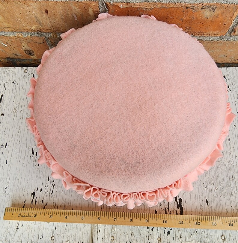 GIANT Handmade Felt Pink Macaroon; Wreath Attachment or Decor - Etsy