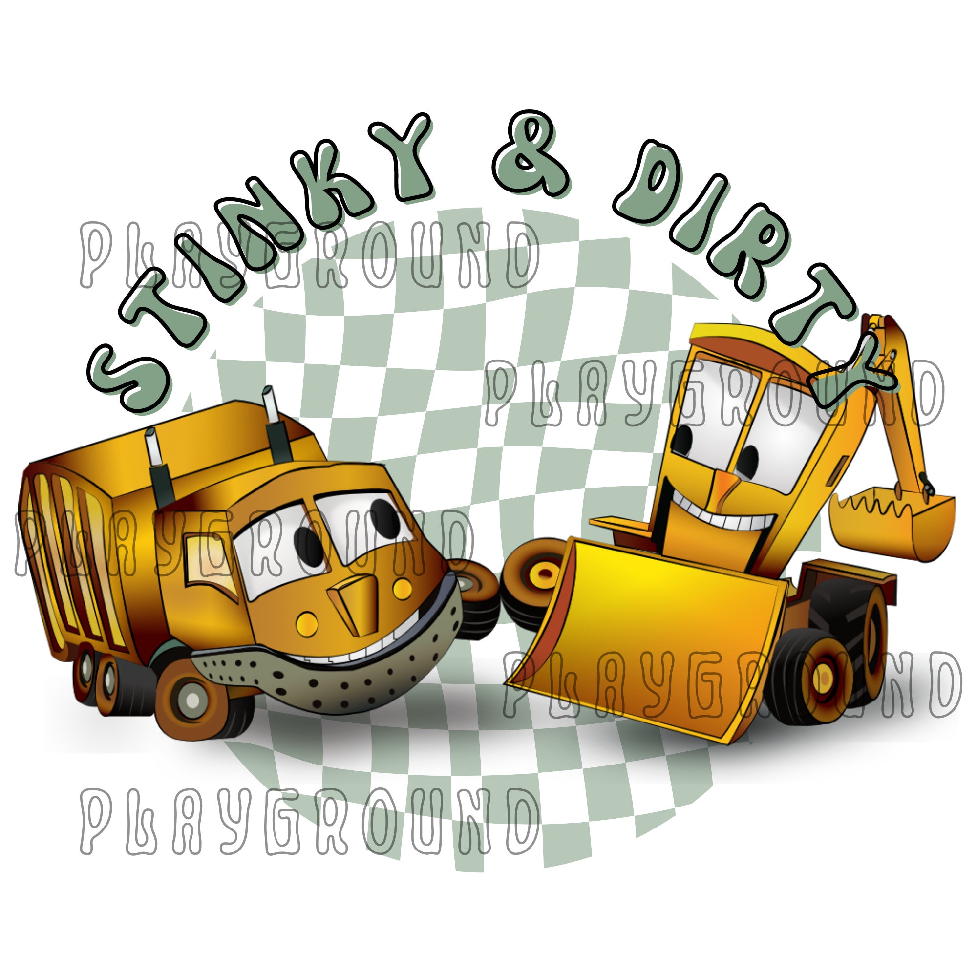 Stinky & Dirty Retro/boho Character Art - Digital Download - High ...