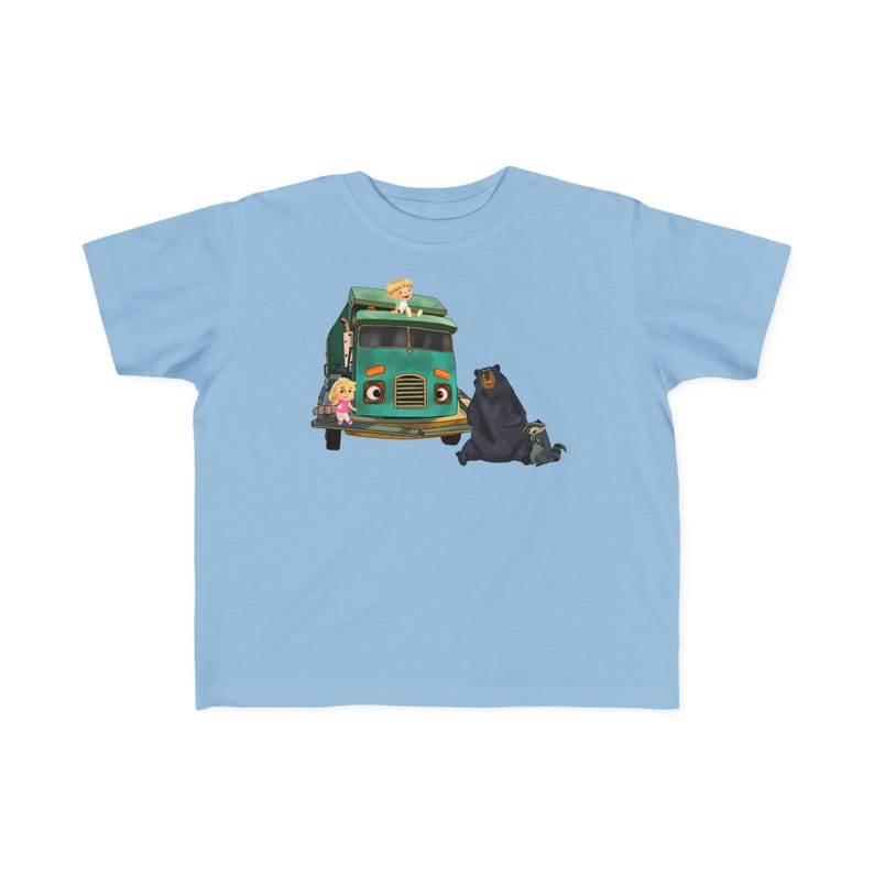 Trash Truck Toddler Tee, Netflix Kids Show Shirt, Retro Vibes Short ...