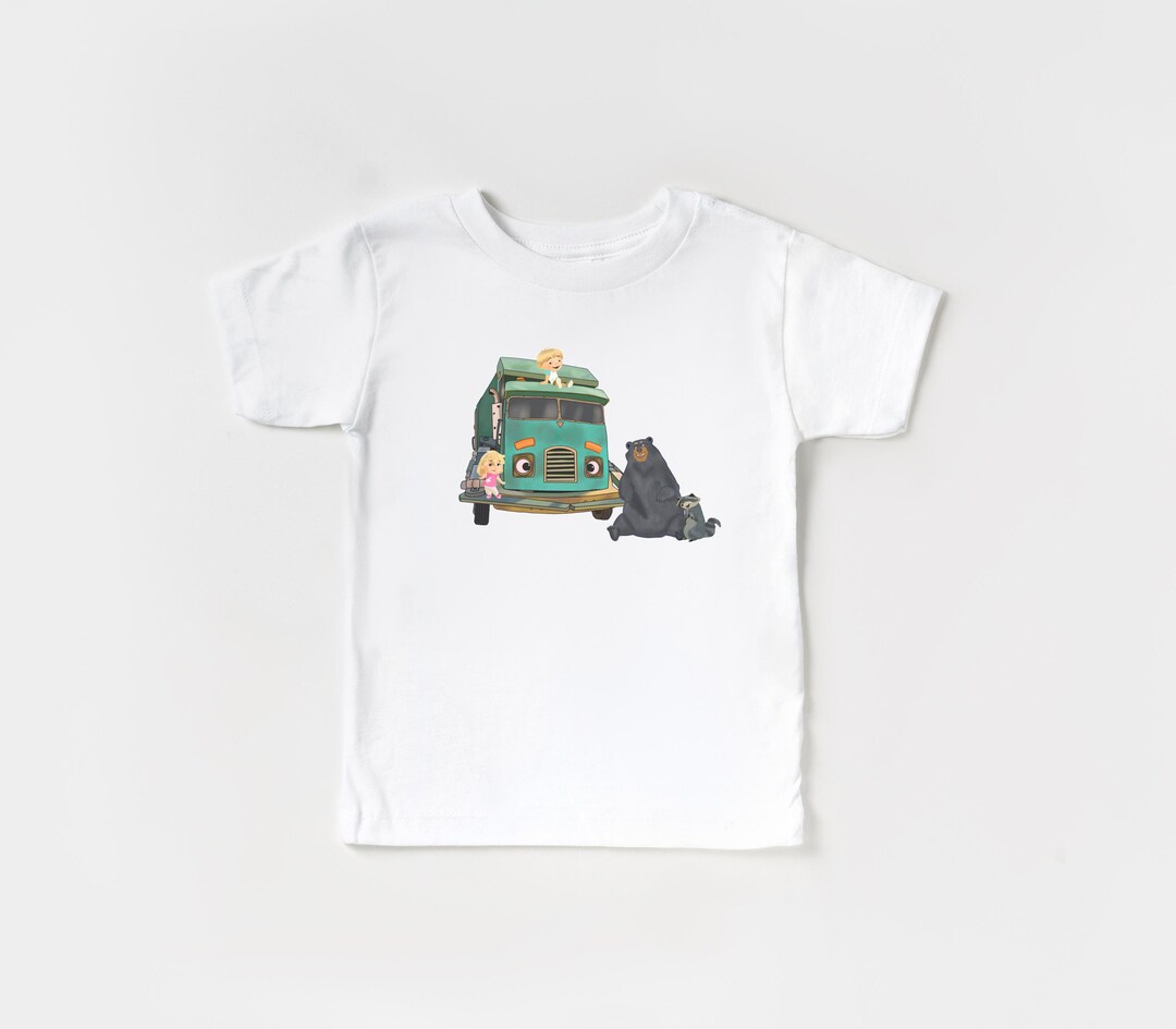 Trash Truck Toddler Tee, Netflix Kids Show Shirt, Retro Vibes Short ...